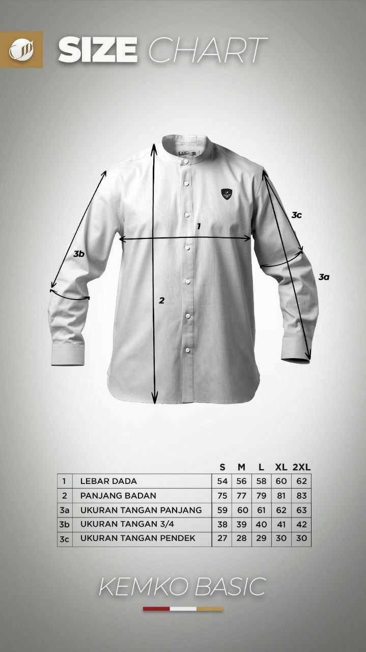 Detail Ukuran Baju Koko M Untuk Antum Ketahui